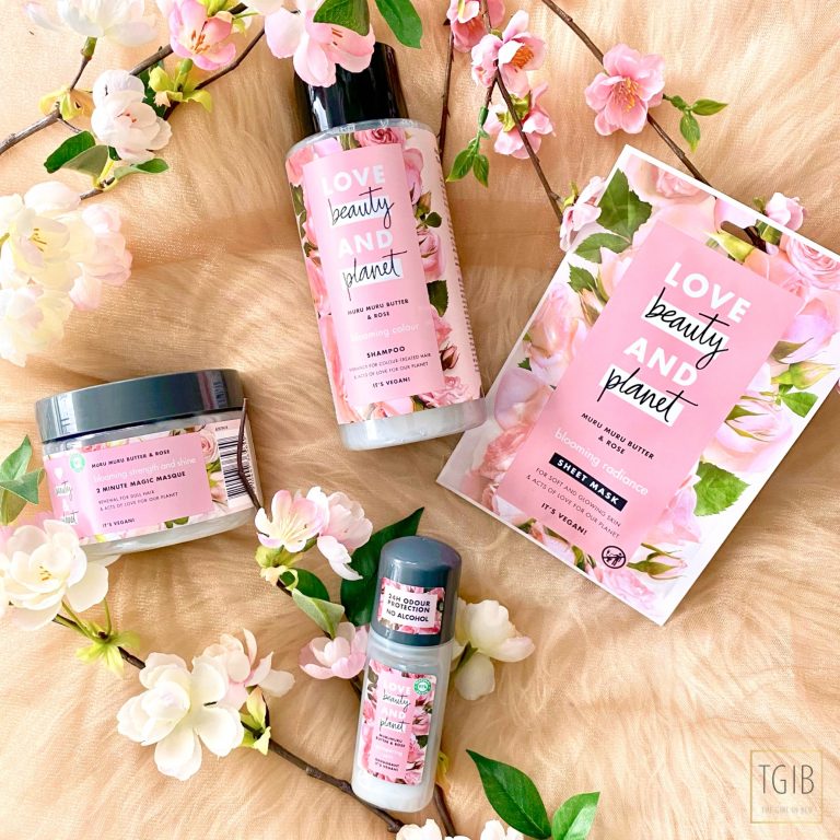 Love Beauty and Planet Muru Muru Butter & Rose Producten - The Girl in Bed