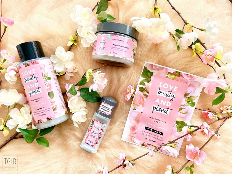 Love Beauty and Planet Muru Muru Butter & Rose Producten - The Girl in Bed